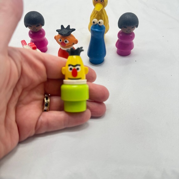 Fisher-Price | Toys | Vtg Sesame Street Little People Lot | Poshmark